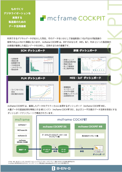 mcframe COCKPIT リーフレット